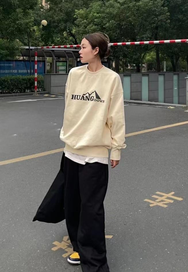 Try these sweatshirt combinations (it looks slimming and elegant)_China ...